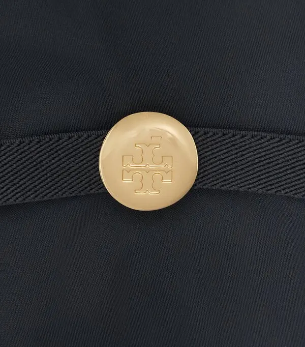 Tory Burch Romy Belted V-neck One-piece Swimsuit