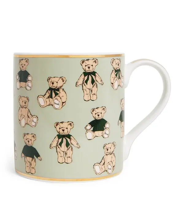 Harrods Henry Bear Cluster Mug - Green