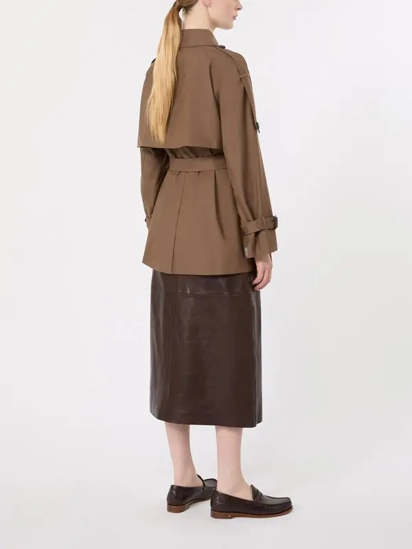 Max Mara Water-repellent Short Trench Coat