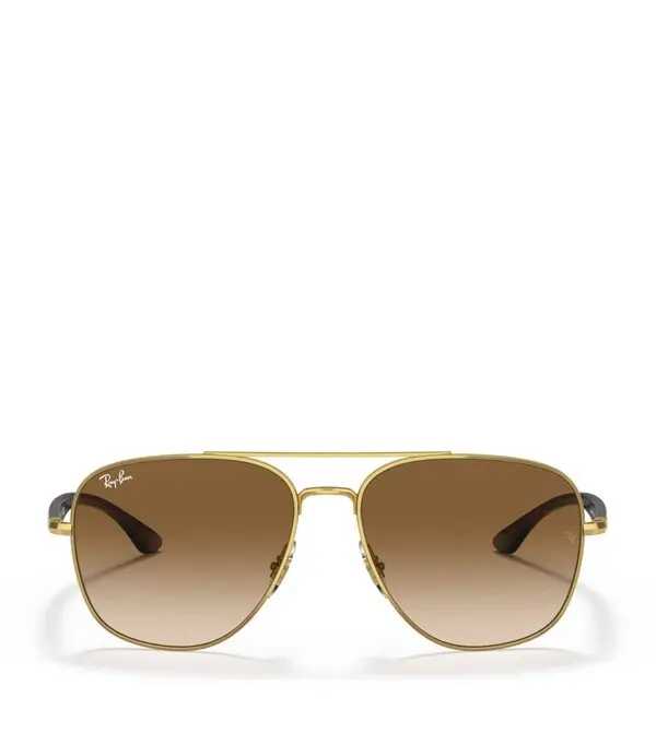 Ray-ban Metal Square Sunglasses - Gold