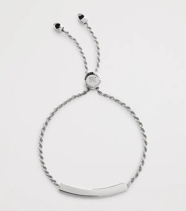 Monica Vinader Sterling Linear Friendship Bracelet