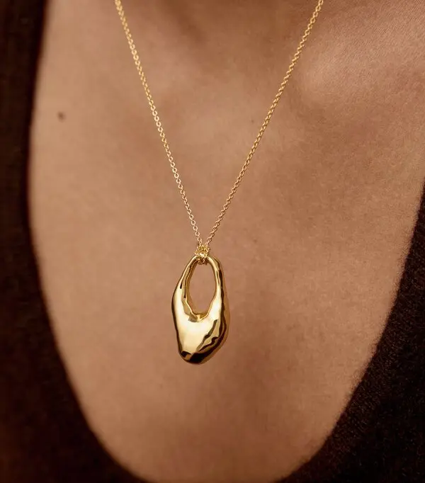 Monica Vinader Vermeil Antica Bold Chain Necklace