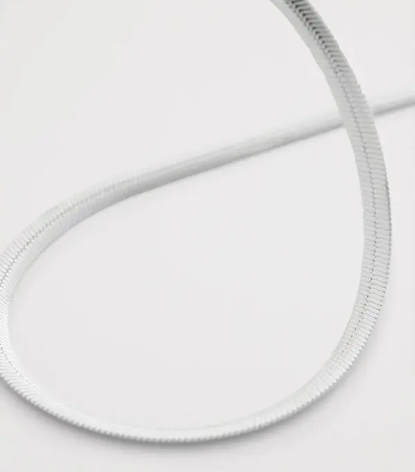 Monica Vinader Sterling Snake Chain Necklace