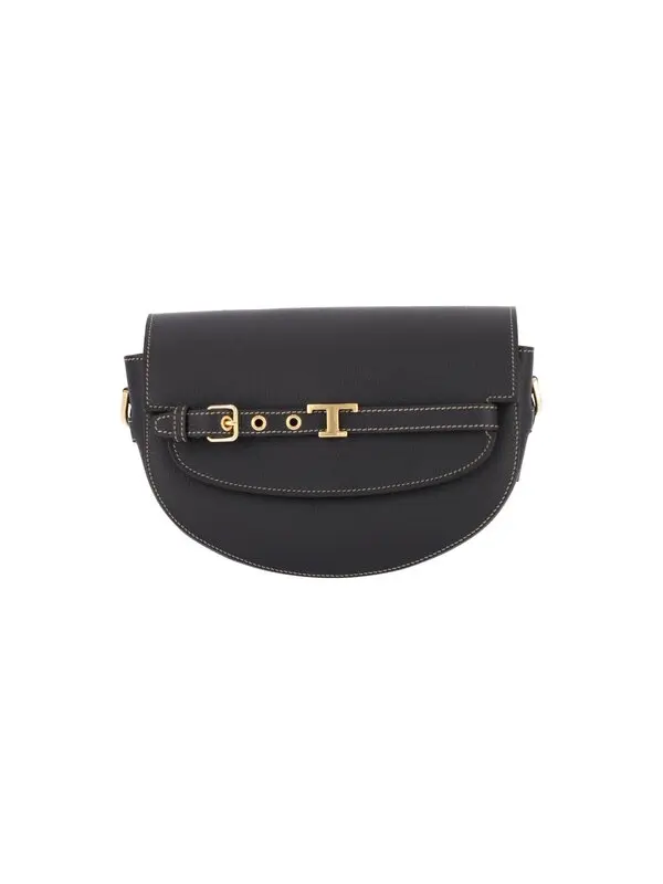 TOD'S Mini Crossbody Bag "t Signature - Black