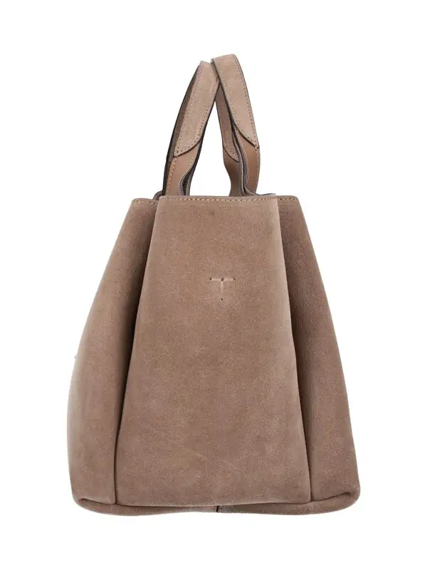 TOD'S Mini Suede Bag - Brown