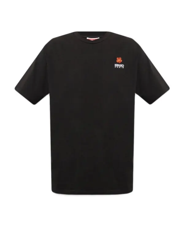 Kenzo Boke Flower Crest Logo Embroidered T-shirt