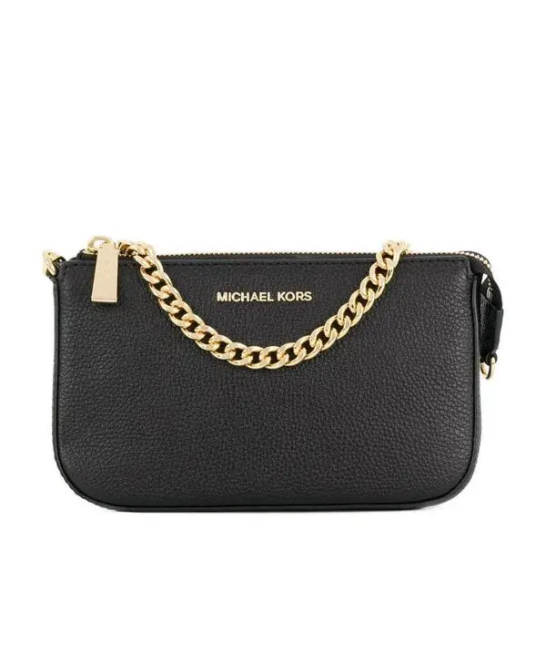 Michael Kors Jet Set Logo Plaque Clutch Bag