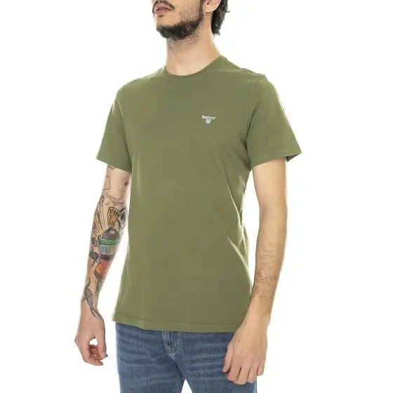 Barbour Logo Embroidered T-shirt