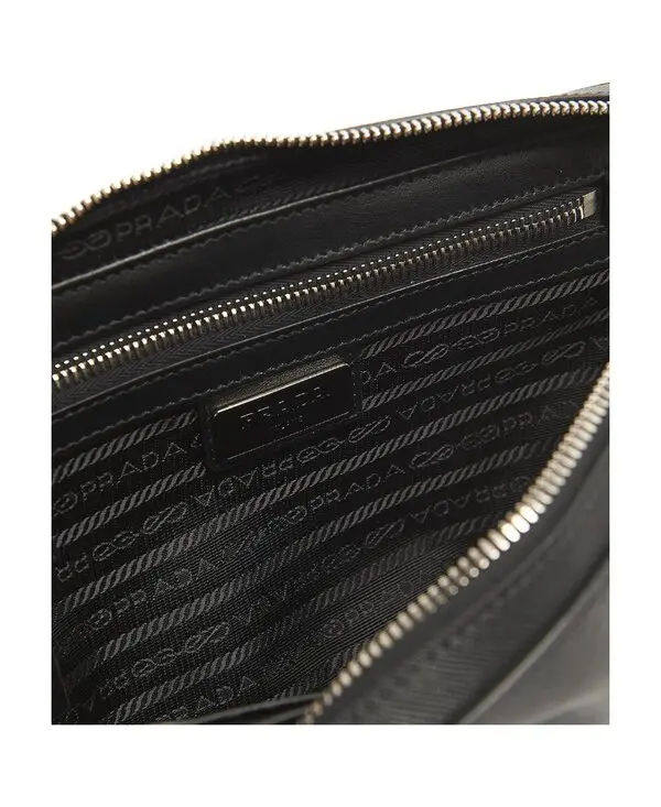 Prada Logo Detail Clutch