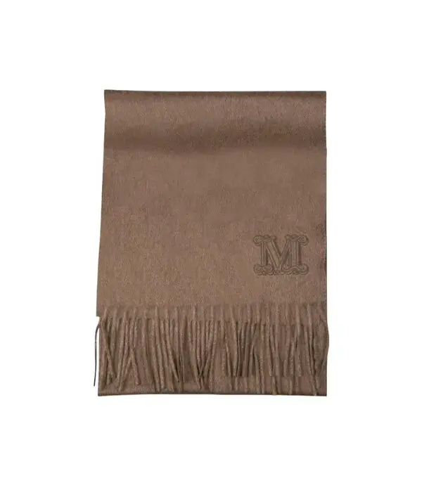 Max Mara Zibelllined Cashmere Scarf - Hazelnut Color