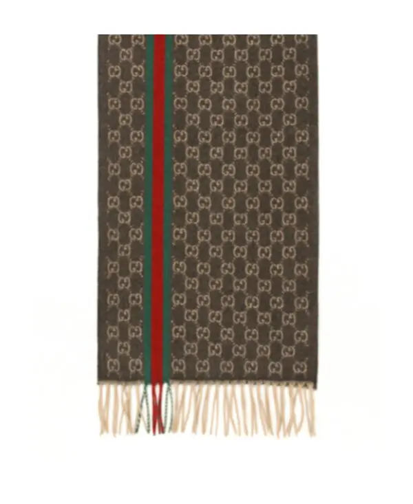 Gucci Logo Detail Scarf