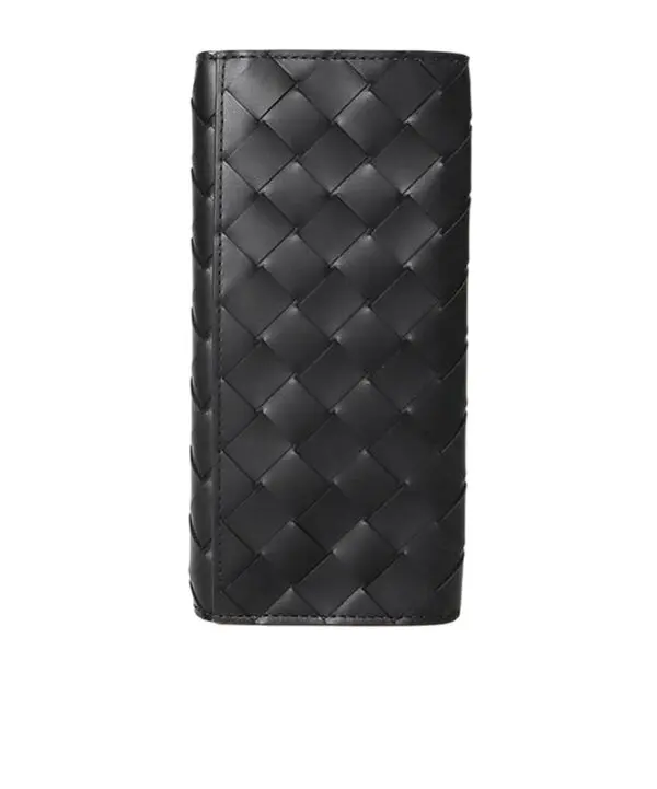 Bottega Veneta Intracciato Knitted Wallet