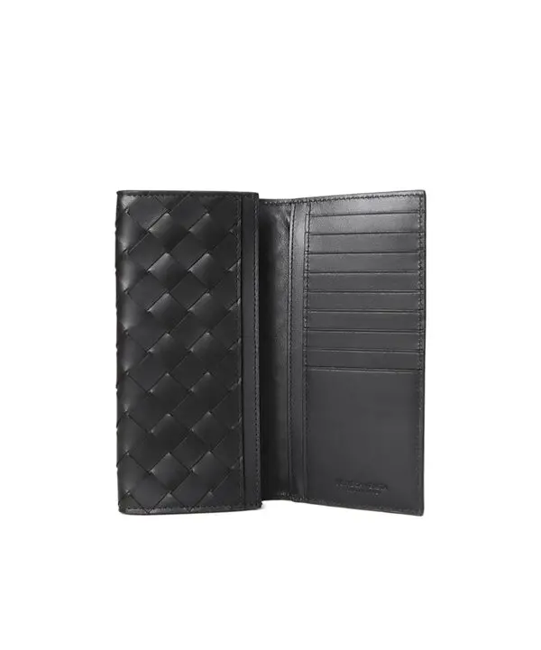 Bottega Veneta Intracciato Knitted Wallet