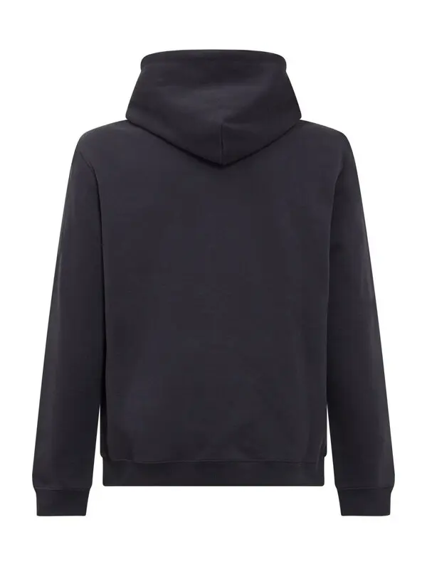 Emporio Armani Navy Blue Logo Embroidered Sweater