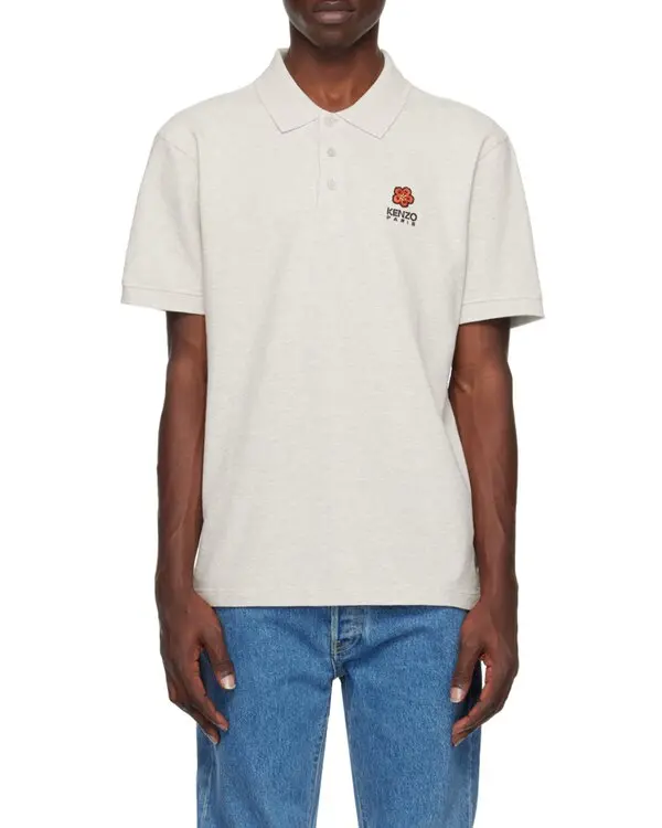 Kenzo Logo Embroidered Short-sleeved Polo Shirt