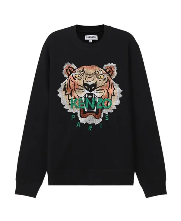 Kenzo Round Collar Long Sleeve Sweater