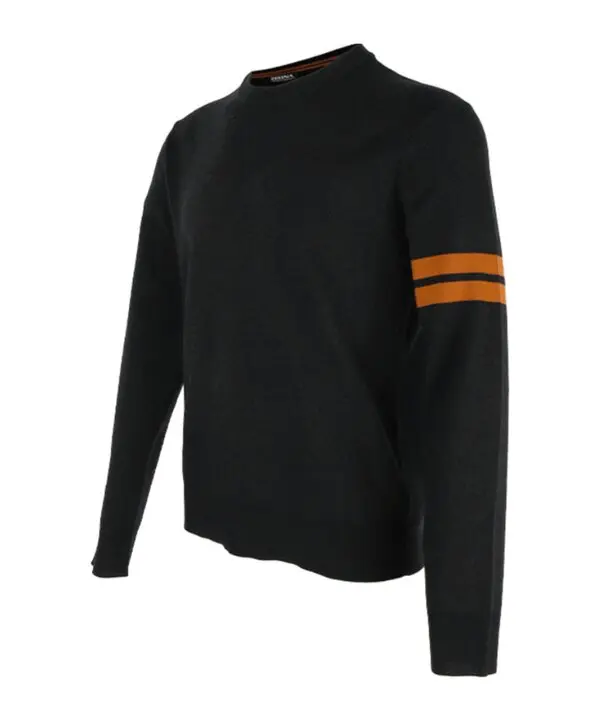 Zegna Long-sleeve Crewneck Jumper With Ribbed Trims