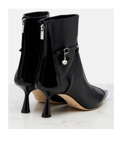 JIMMY CHOO Leather Ankle Boots
