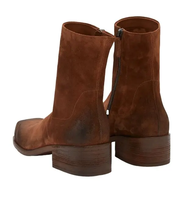 Marsèll Cassello Square Toe Ankle Boots