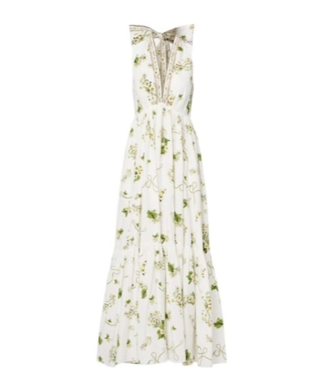 Camilla Embellished Cotton Maxi Dress
