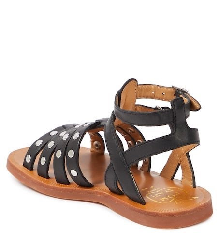 POM D'API Plagette Stud Studded Leather Sandals