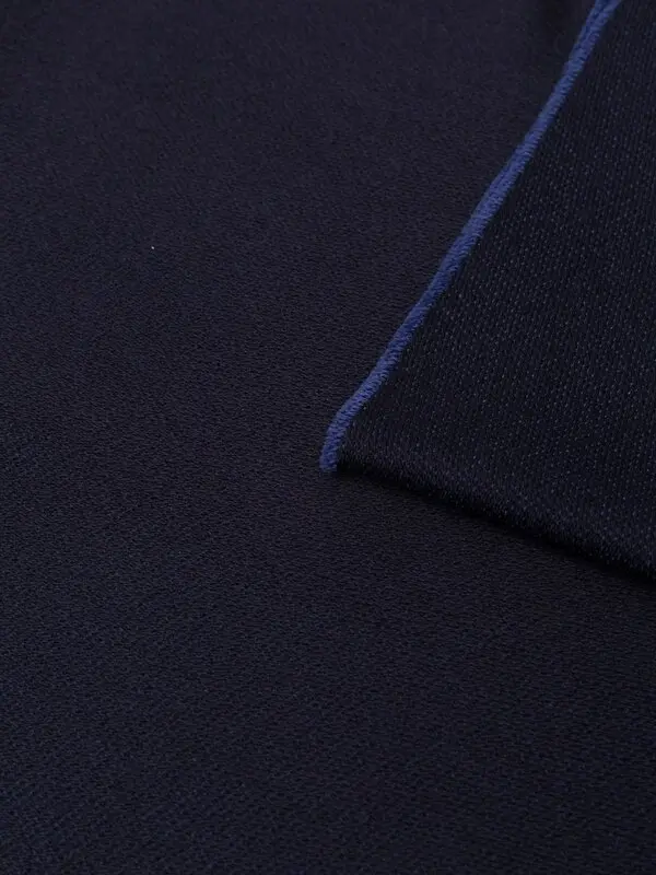 Emporio Armani Logo Embroidered Scarf