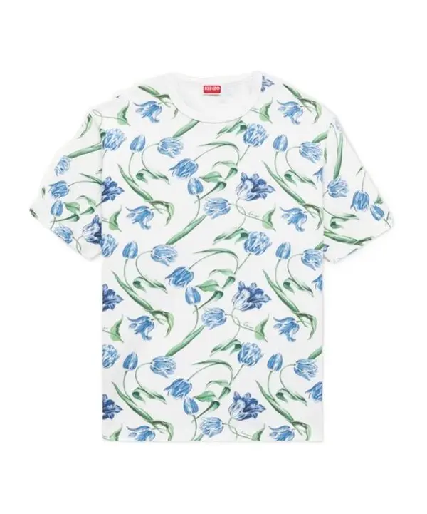 Kenzo Tulip' T-shirt In Cotton