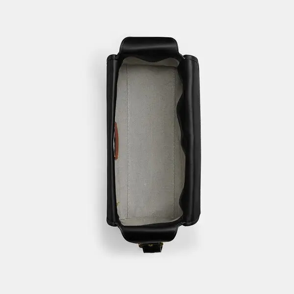 COACH Turnlock Haversack Bag - Brass/black