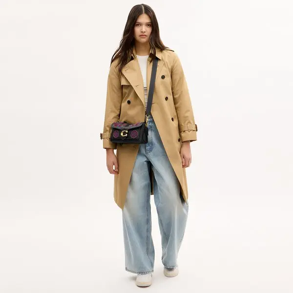 COACH Tabby Shoulder Bag 26 With Embroidered Americana