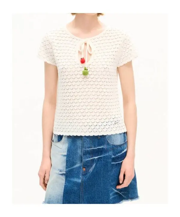 Kenzo Appel Pop' Crochet Top