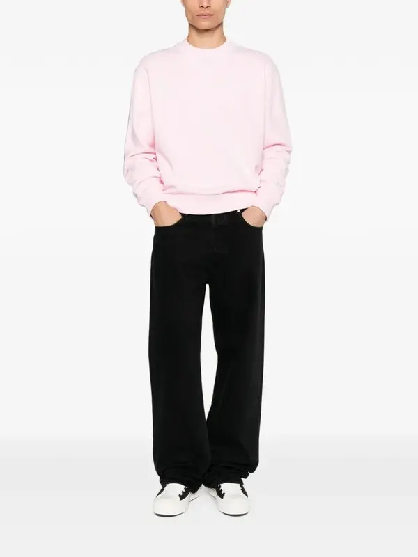 Givenchy Couture Seam Sweatshirt In Fleece - Light Pink