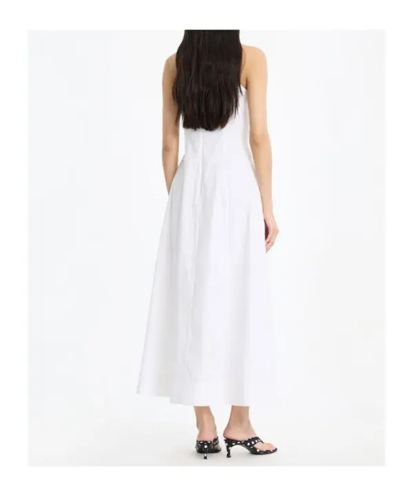 ROTATE BY BIRGER CHRISTENSEN Sleeveless Flower Midi Dress