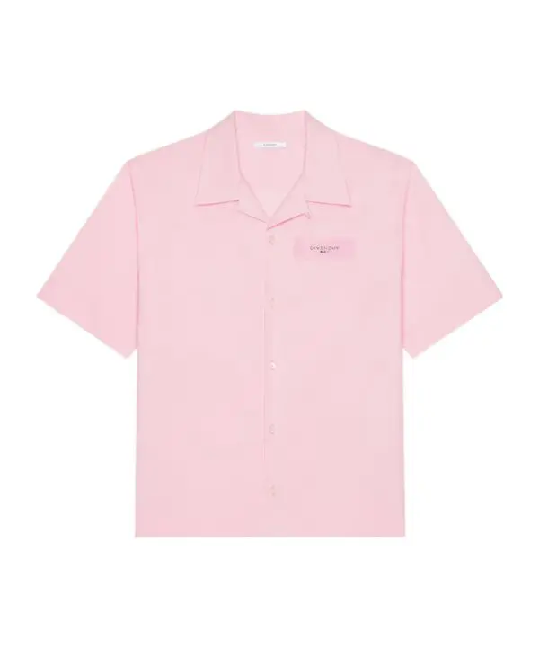 Givenchy Shirt In Poplin With Paris Paint Print