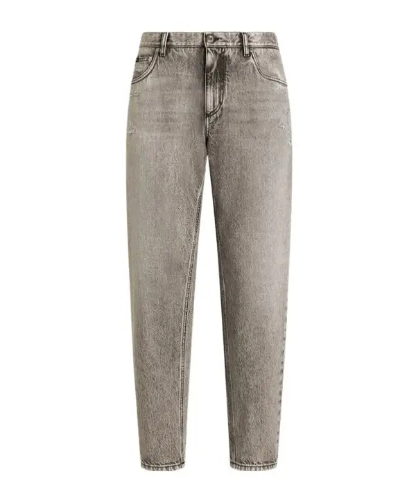 Dolce & Gabbana Denim Trousers - Gray
