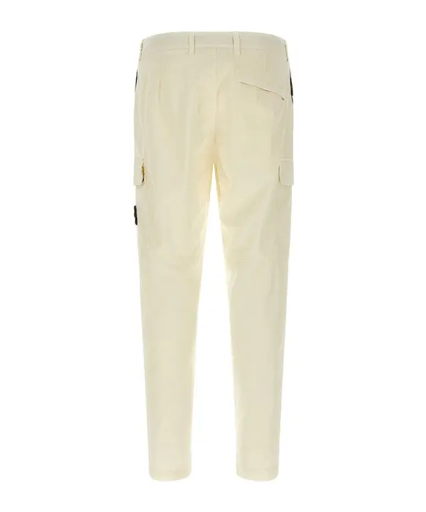Stone Island Logo Patch Straight-leg Trousers