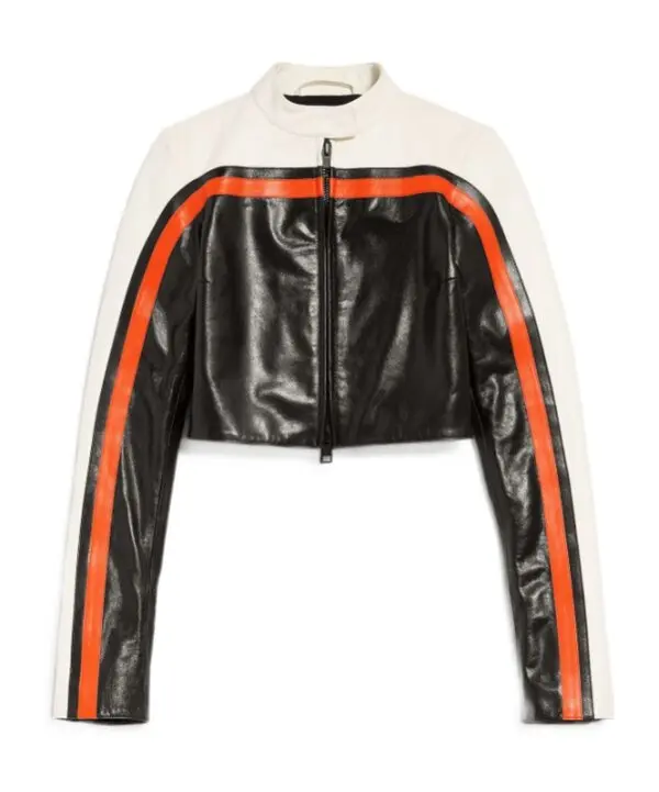 Balenciaga Bodies Fitted Biker Jacket
