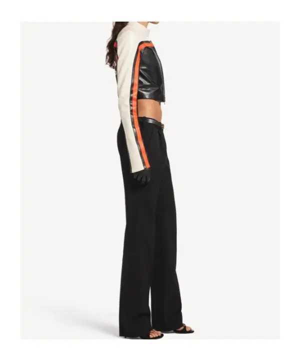 Balenciaga Bodies Fitted Biker Jacket
