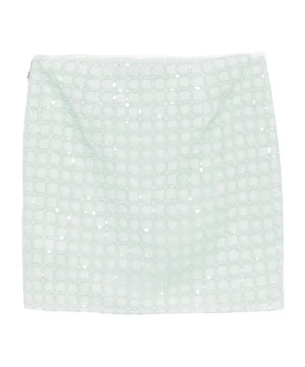 ROTATE BY BIRGER CHRISTENSEN Sequin-embellished Mini Skirt