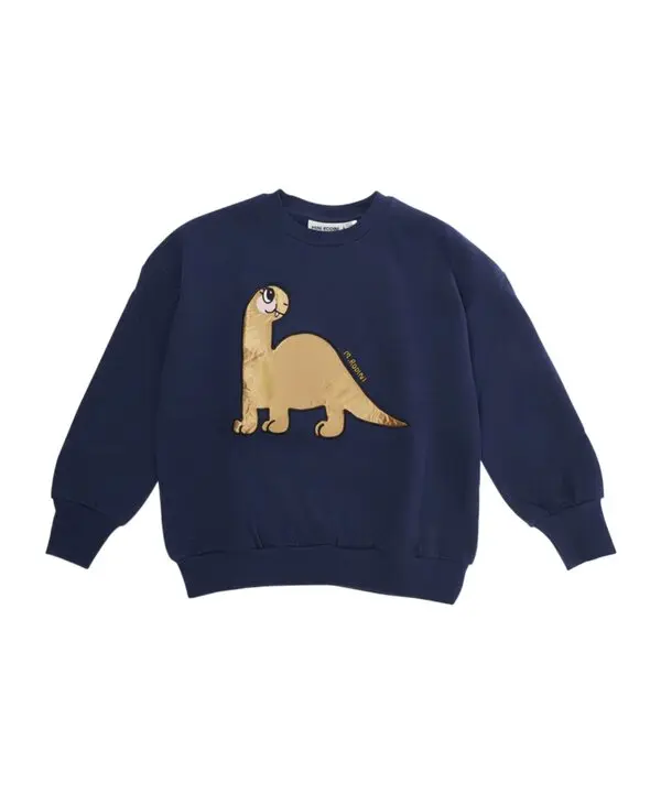 MINI RODINI Dino Printed Crewneck Sweatshirt