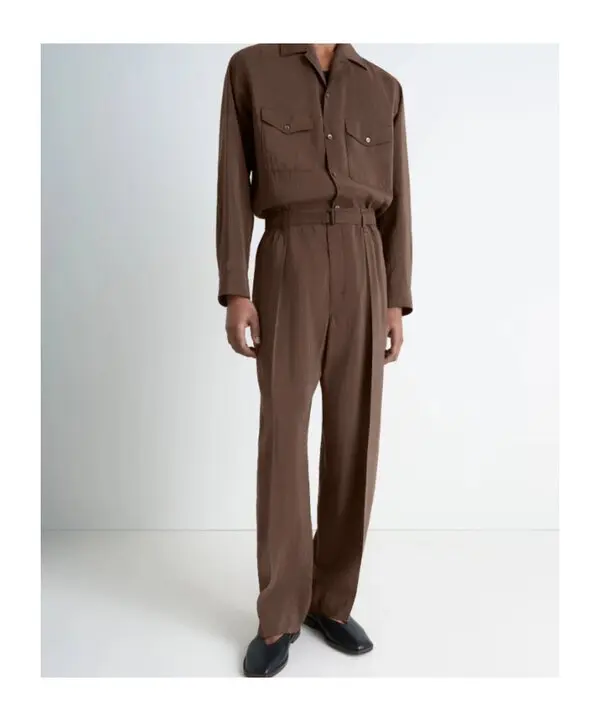 LEMAIRE Belted Tapered Pants