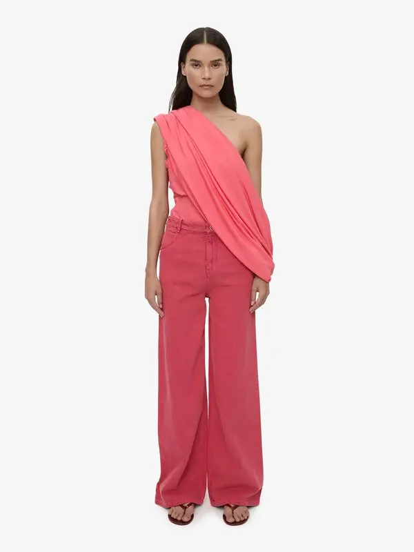 Christopher Esber Aiba Draped Jersey Tee