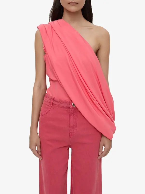 Christopher Esber Aiba Draped Jersey Tee