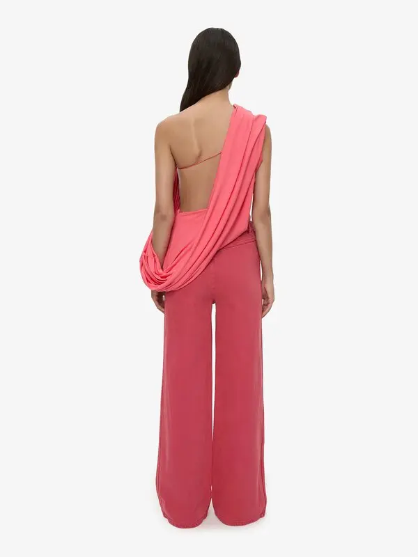 Christopher Esber Aiba Draped Jersey Tee