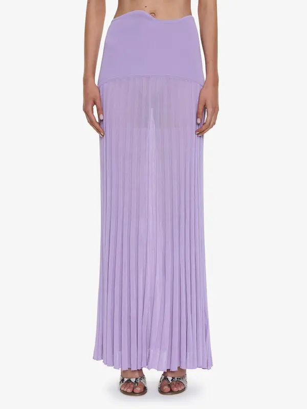 Christopher Esber Maparadita Pleated Knit Skirt