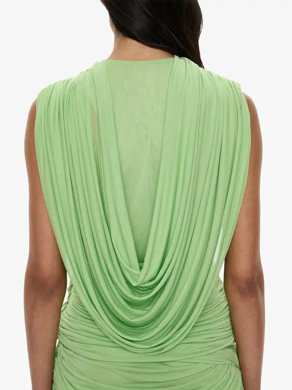Christopher Esber Ripple Drape Top - Green