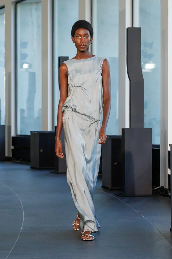 Christopher Esber Kacere Bikini Tuck Column Tank Dress