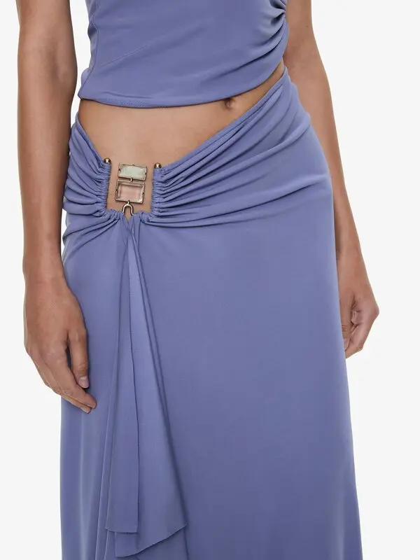 Christopher Esber Bezel Quartz Cascade Skirt - Purple
