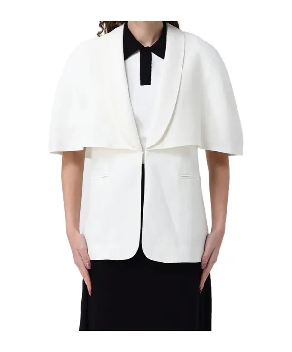 TWINSET Notched Cape Jacket