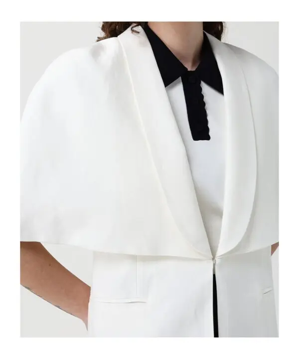 TWINSET Notched Cape Jacket