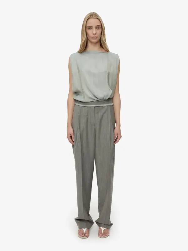 Christopher Esber Sashed Tailored Trousers - Grey
